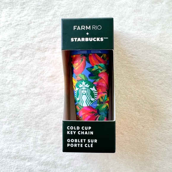 FARM Rio | Accessories | Farm Rio X Starbucks Cold Cup Key Chain In ...
